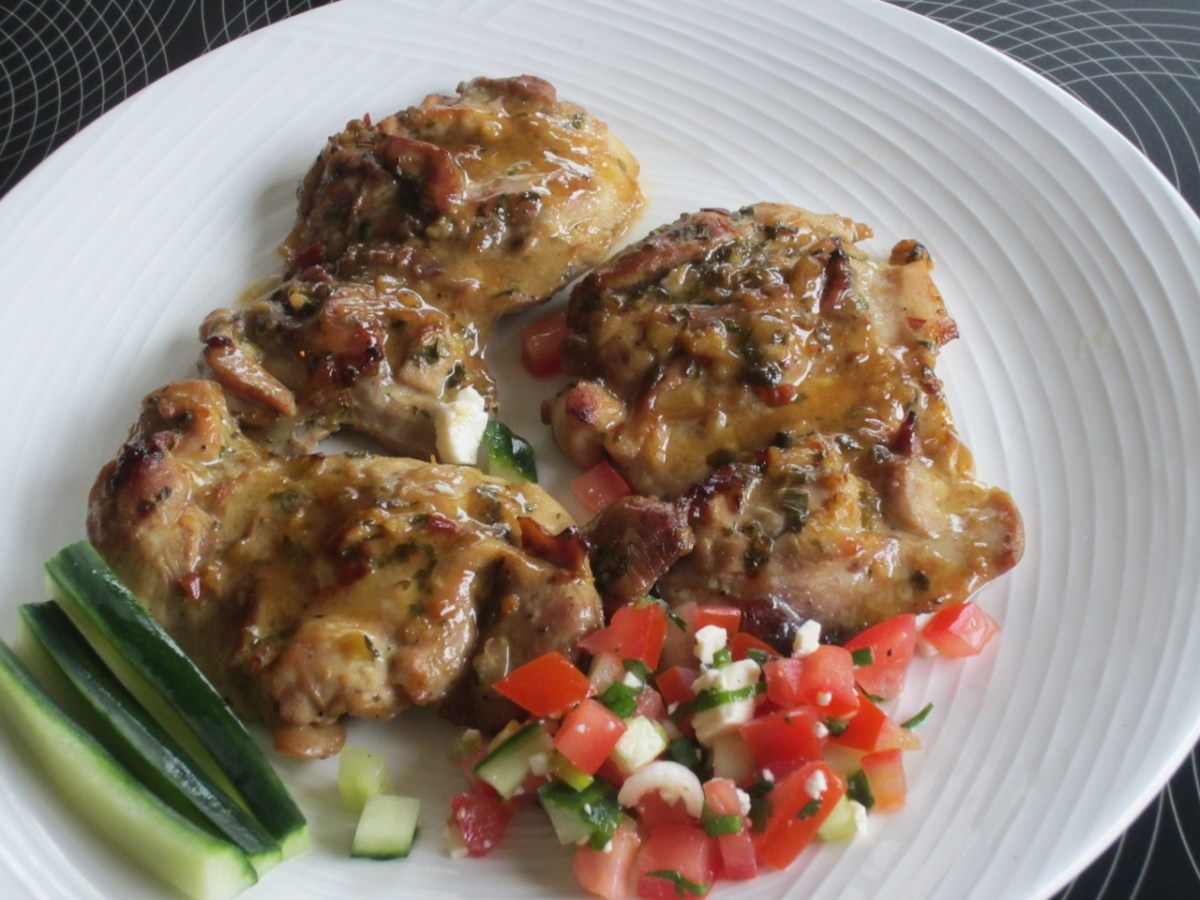 Spicy Lemon Cilantro Chicken with Salsa – My Favourite Pastime