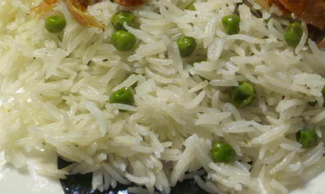Basmati Rice with Coconut and Peas – My Favourite Pastime