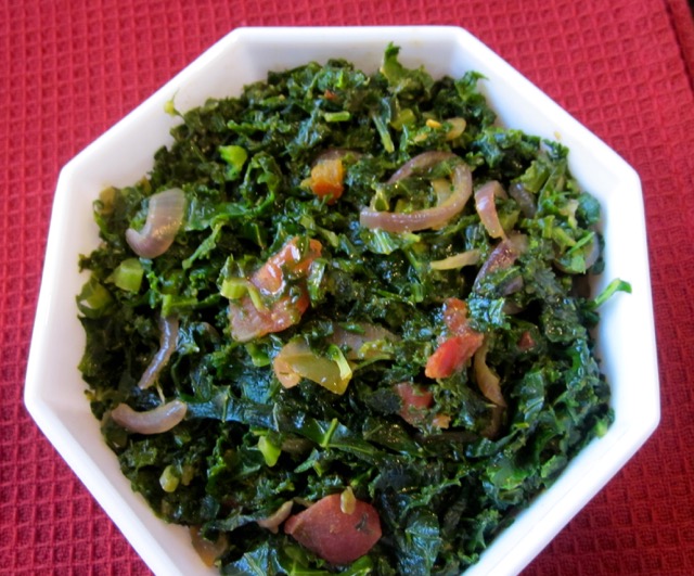 Sautéed Kale with Coconut Milk – My Favourite Pastime